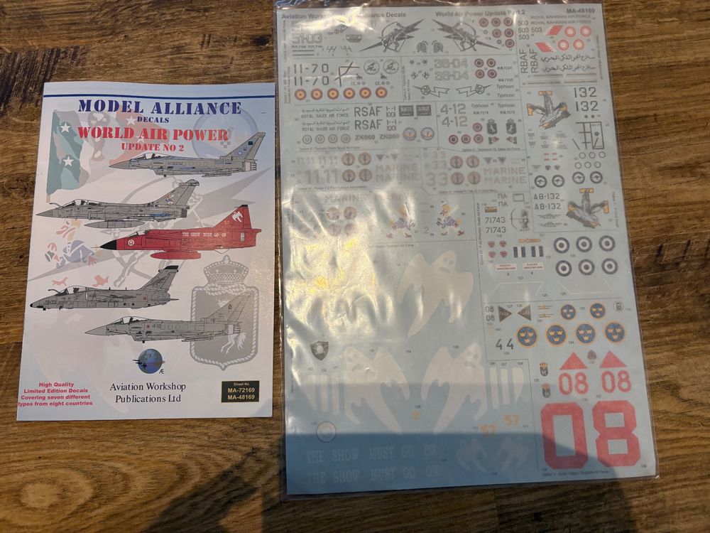 1/48 WORLD AIR POWER UPDATE 2 DECALS | Kaufen auf Ricardo
