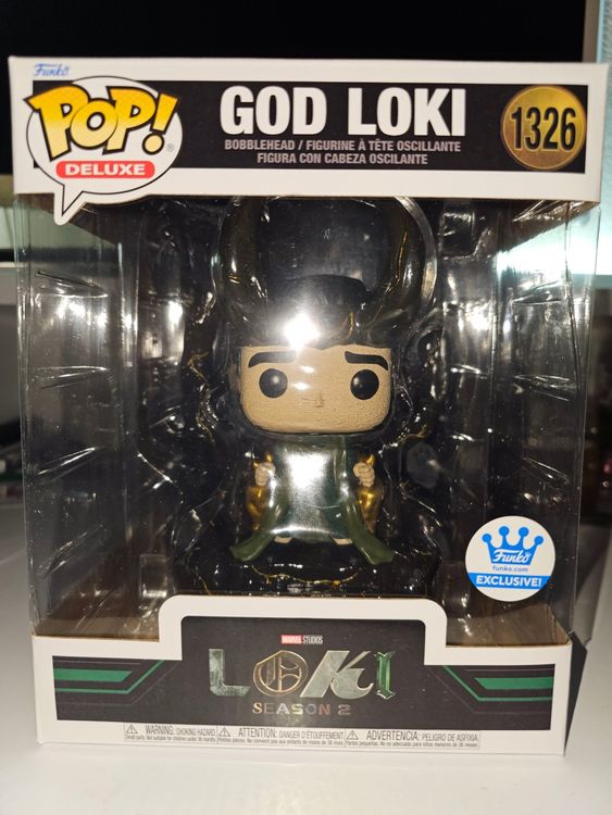Funko Pop ! Marvel Loki Season 2 God Loki 1326 Exclusive (Neu und originalverpackt) in St-Imier ...