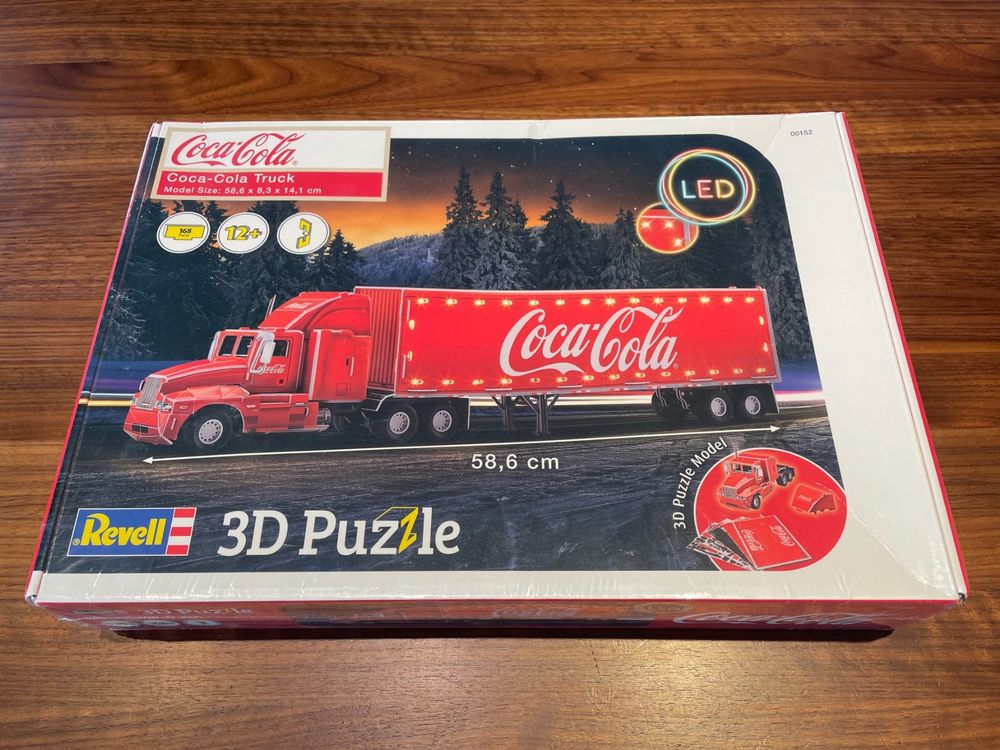 Revell 3D Puzzle mit Beleuchtung Coca Cola Truck NEU & OVP (Neu und originalverpackt) in ...