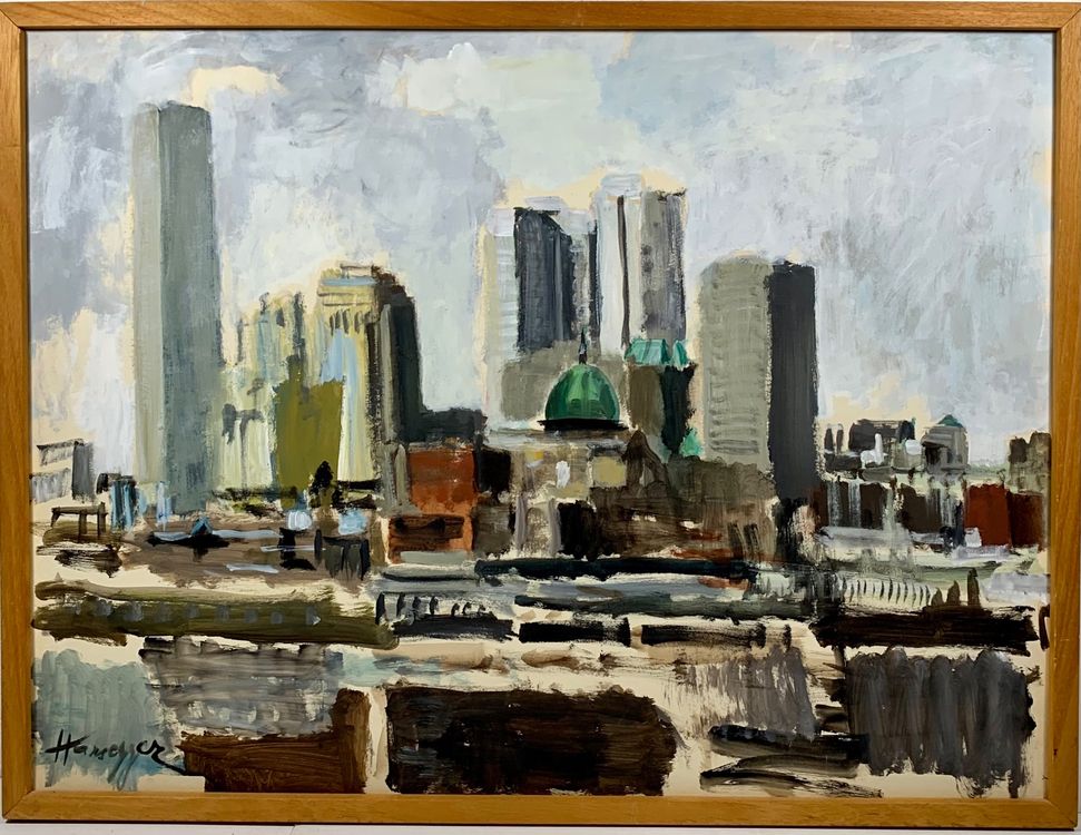 Hans Egger / Hansegger (1908-1989) grosses Gemälde (Gebraucht) in Root ...