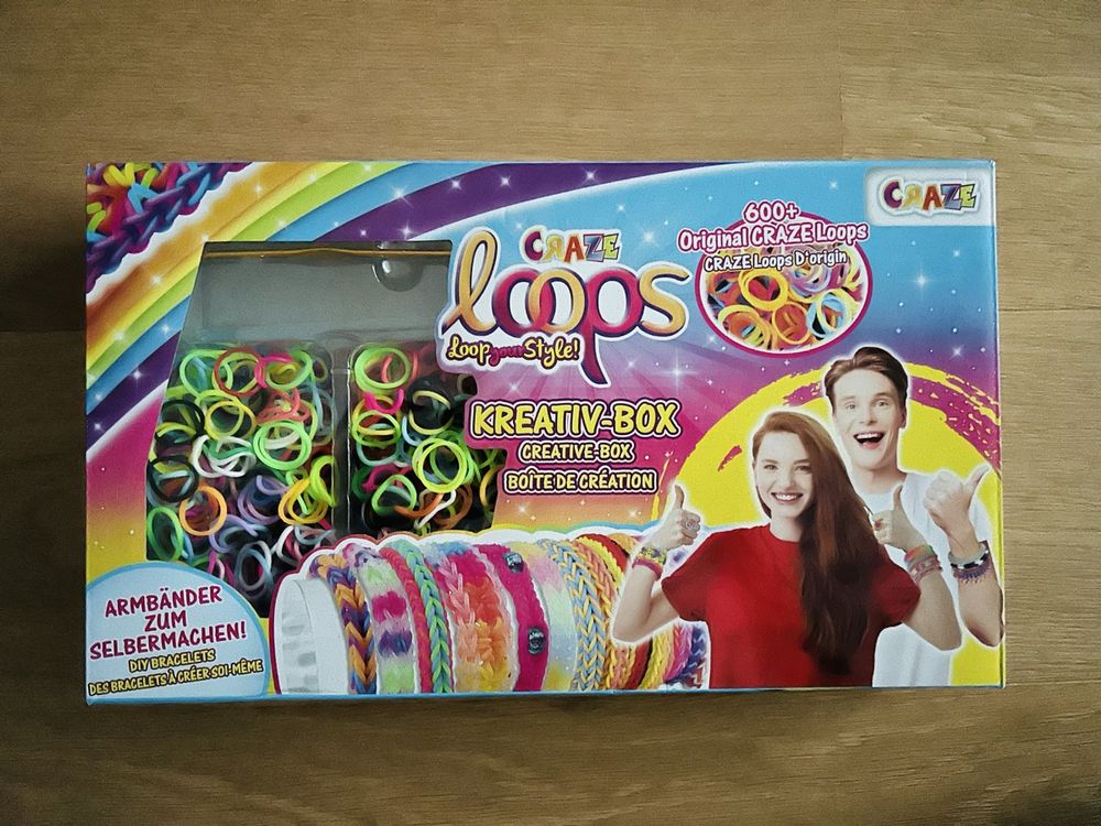 Craze Loops Kreativ-Box Armbänder Set Loom neuwertig | Kaufen auf Ricardo