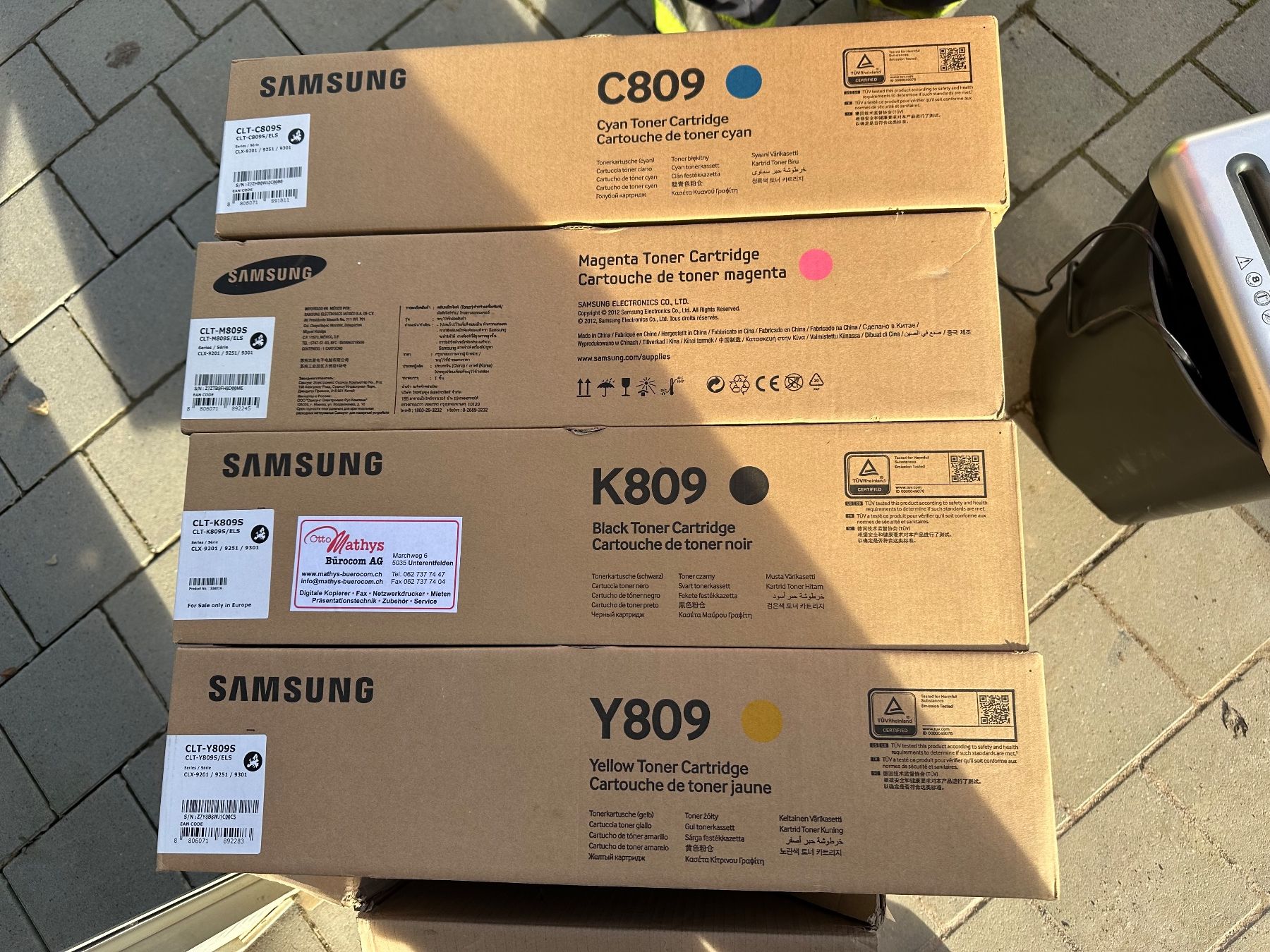 Samsung CLT-809 Tonerkassette, Original, Farbset, Neu! (Gebraucht) in Dulliken für CHF 90 – nur ...