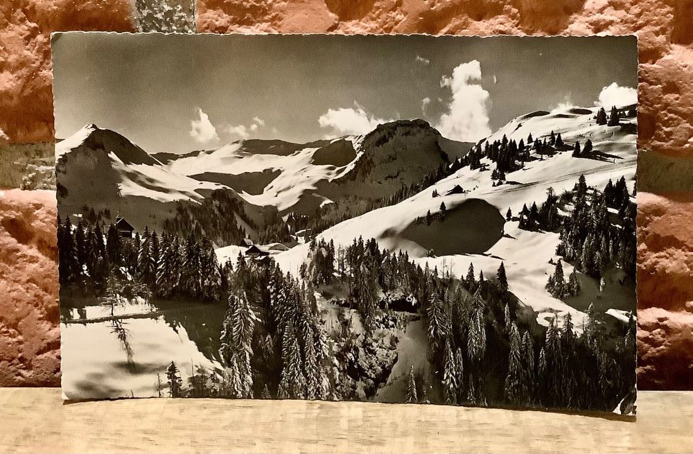 Alte Foto AK - Stoos Skigebiet - Morschach - Muotathal (Gebraucht) in Root für CHF 1 – mit ...