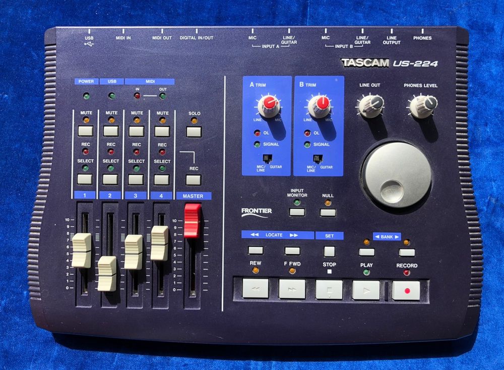 TASCAM US-244 Midi Mixer 4 Channel - DAW Controller (Gebraucht) in orselina für CHF 75 – mit ...