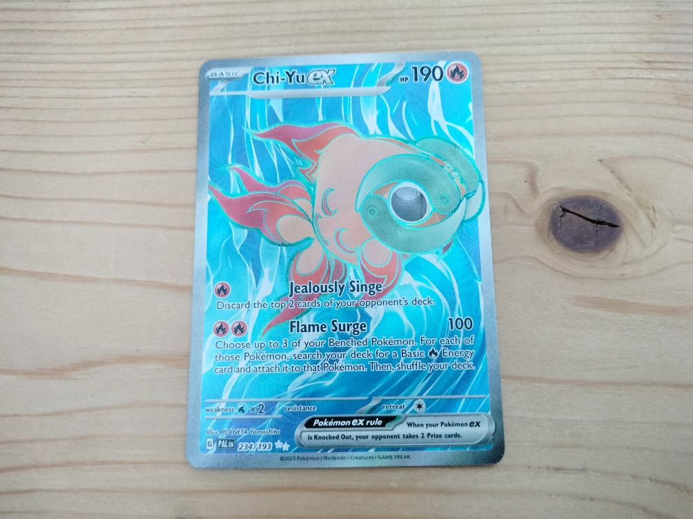 Pokemon Chi-Yu ex (PAL 234) Paldea Evolved ab 1.- (Gebraucht) in Wil SG ...