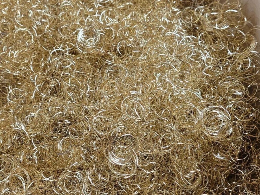 Engelshaar 220 gr. für DEKO Weihnachten, Gold (Gebraucht) in Nottwil ...