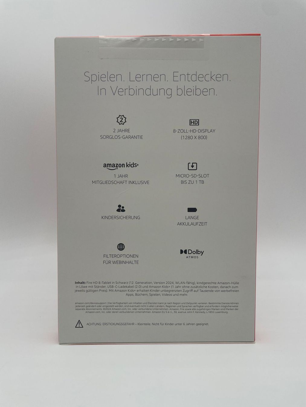 Amazon Fire HD 8 Kids Pro 12. Gen 32GB Wi-Fi 8 Zoll - Löwen (Neu und ...