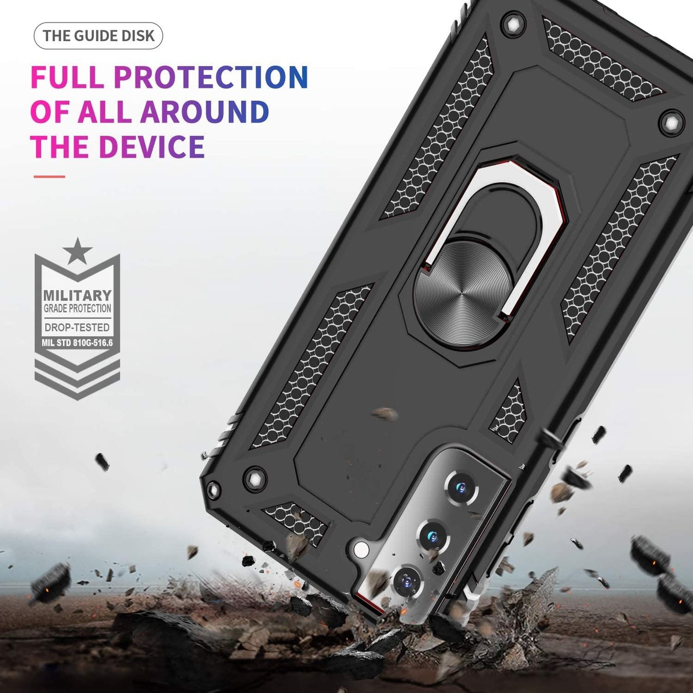 Hülle Etui Case Ring Cover für Samsung Galaxy S24 FE 5G (Neu und ...