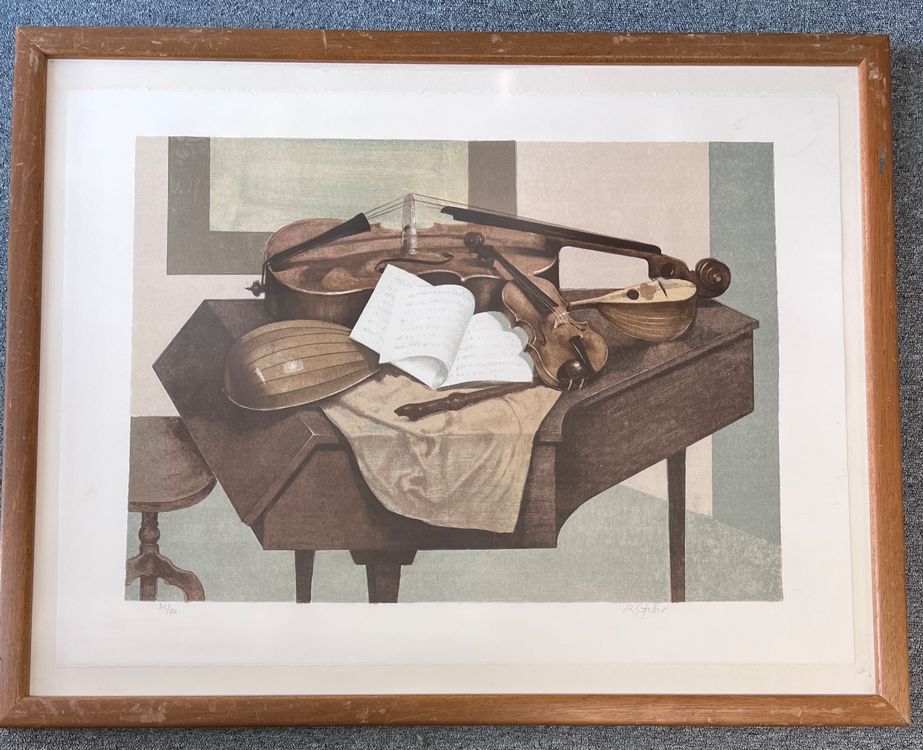 Rolf Gfeller 1926 Lithografie handsigniert nummeriert (Gebraucht) in Root für CHF 15 – mit ...