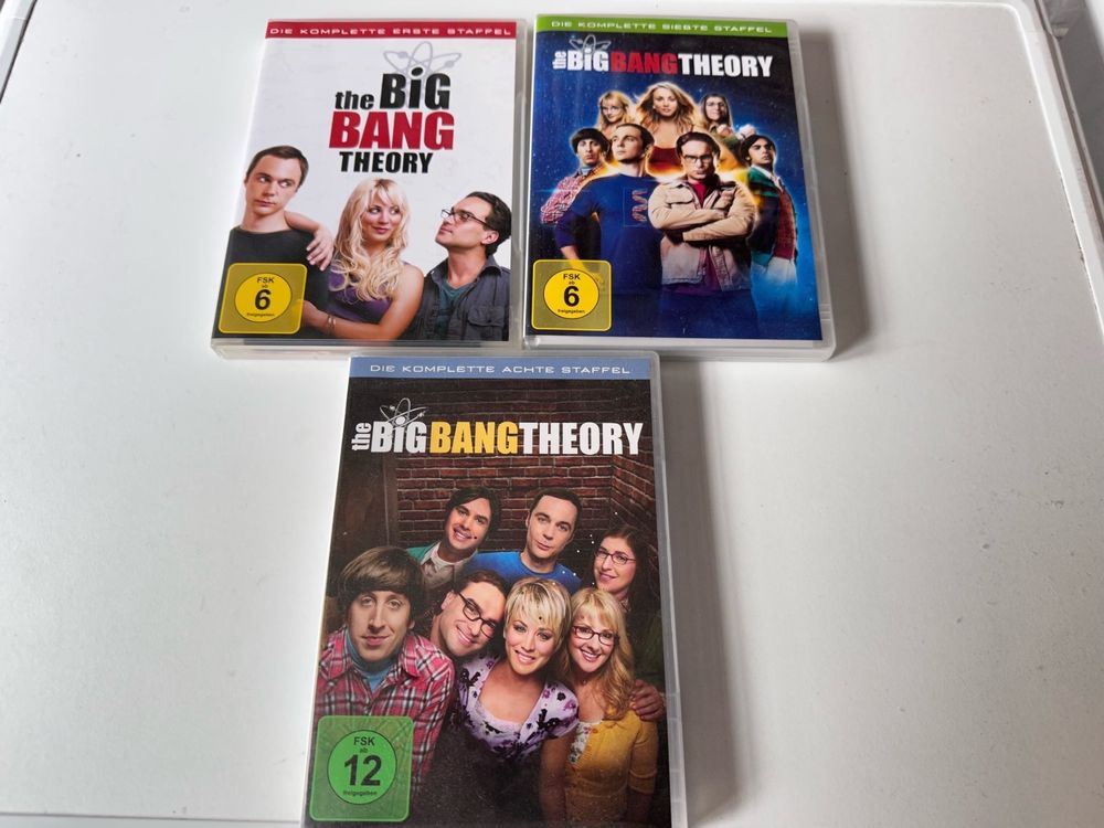 DVD The Big Bang Theory Box 1, 7 und 8 (Neu (gemäss Beschreibung)) in ...