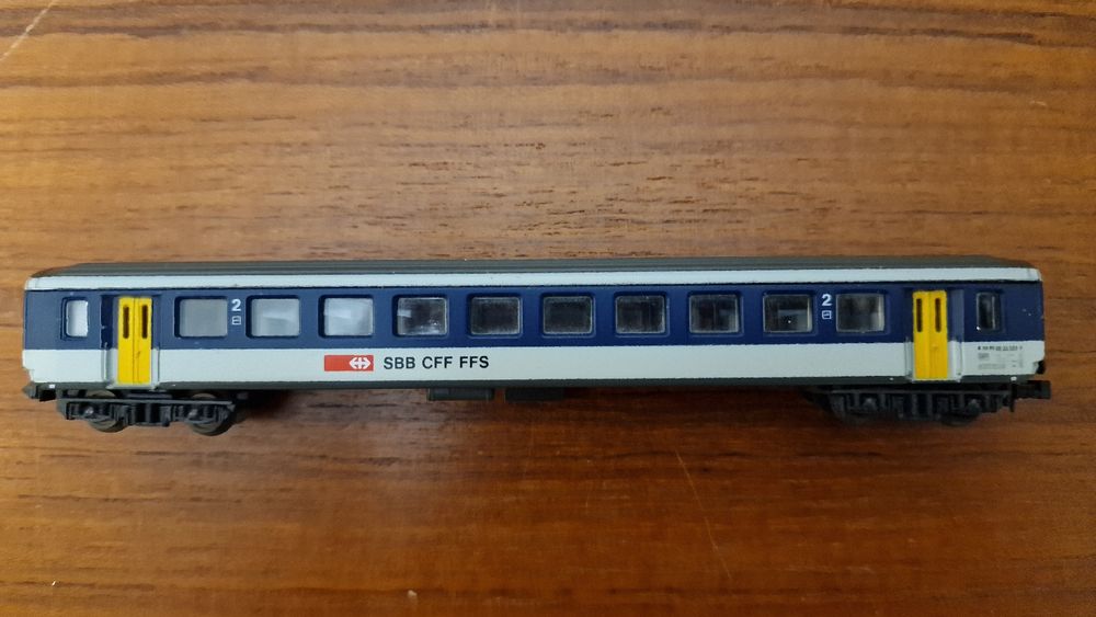Minitrain N SBB Personenwagen EW 1, 2. Kl., NPZ Farben (Gebraucht) in Eglisau für CHF 15 – mit ...
