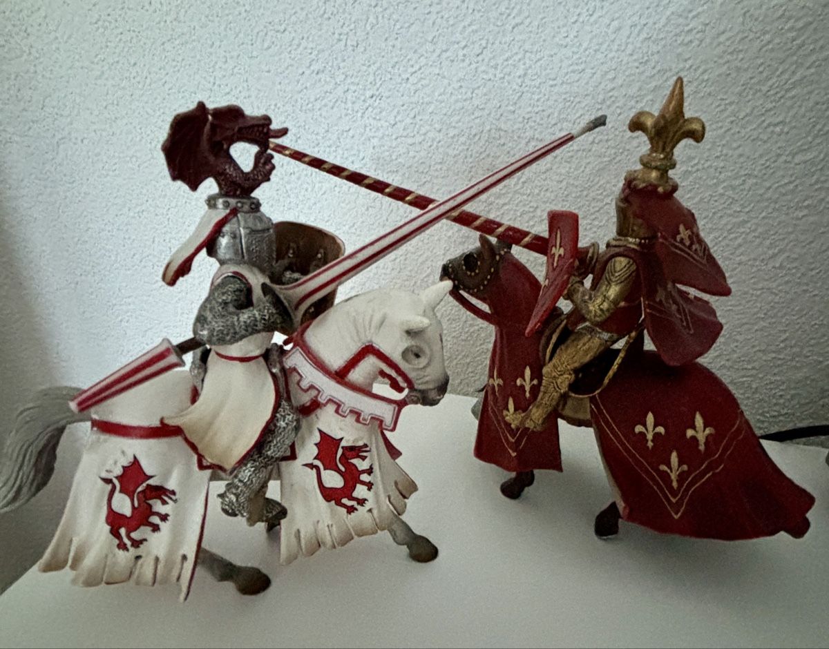 2 Schleich Ritter Figuren zu Pferd, von 2003 (Gebraucht) in Kehrsatz ...