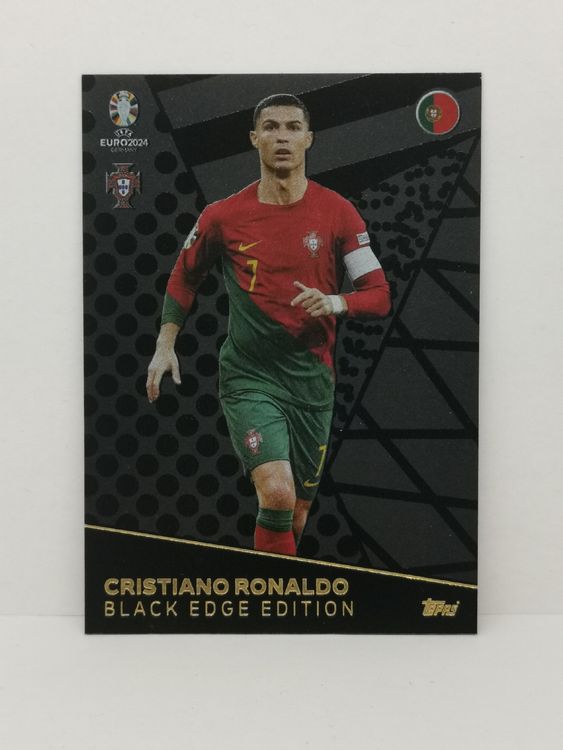 Match attax euro 2024 Cristiano Ronaldo Black edge edition (Gebraucht) in Einsiedeln für CHF 20 ...