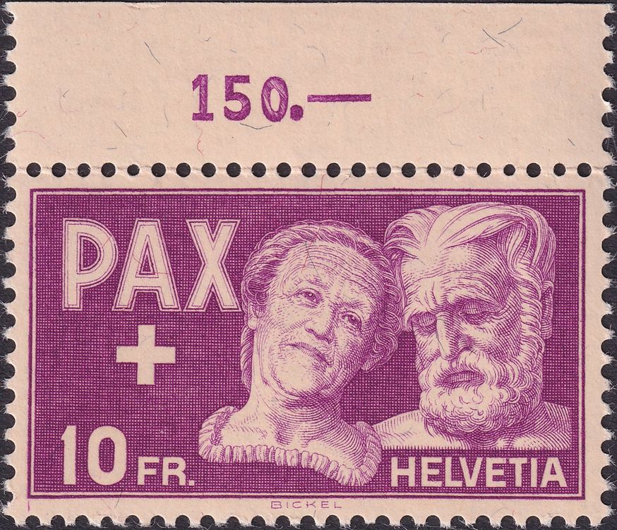 1945, PAX Nr.274 ** postfrisch mit "TAB", Kat: 180.-+ (Gebraucht) in ...