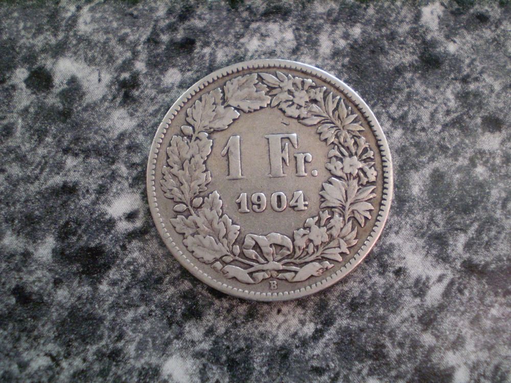 1 Fr.1904 !!! Rar !!! ab 1.- !!! (Gebraucht) in Dierikon für CHF 4 – mit Lieferung auf Ricardo ...