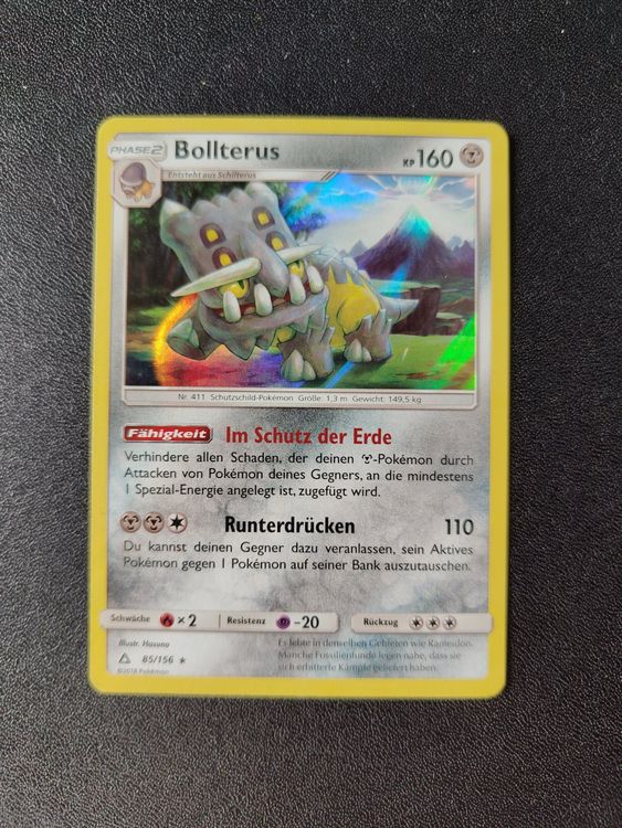 Bollterus 85/156 Holo RARE Pokémon SM Ultra Prism 2018 DE (Gebraucht ...