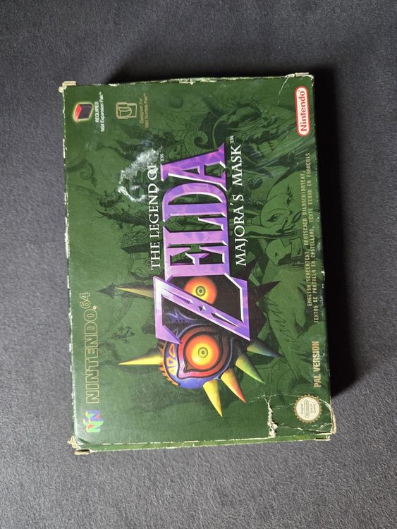 The legend of zelda majoras mask N64 OVP | Kaufen auf Ricardo