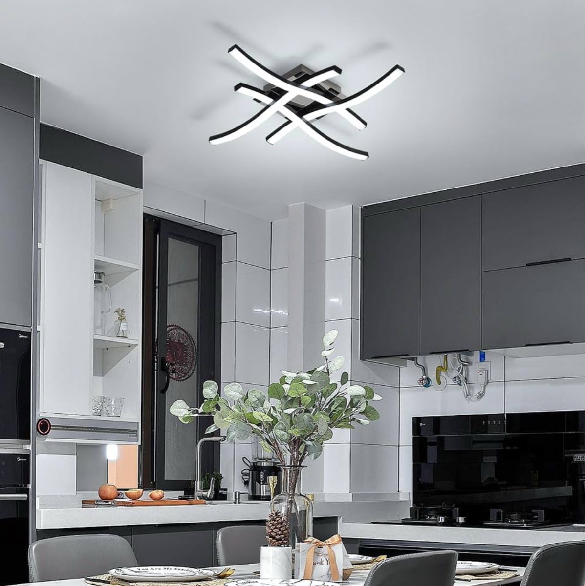 Plafonnier LED, 24W Lampe de Plafond LED Moderne, 6500K (Neuf avec ...