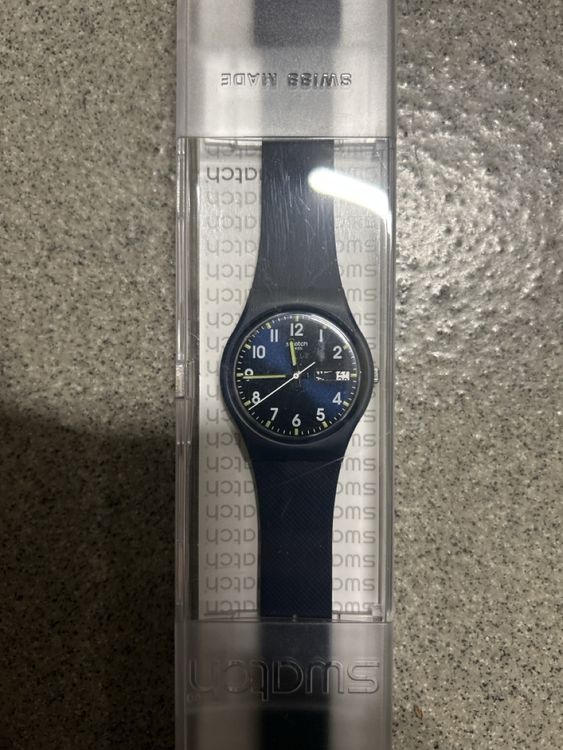 Original Swatch Uhr, dunkelblau, neuwertig mit Box! (Gebraucht) in ...