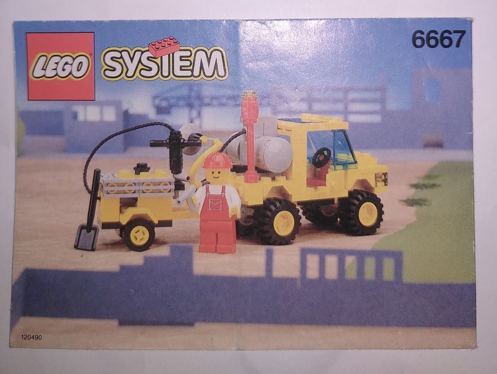 LEGO 6667 Strassenreparatur-Fahrzeug mit Kompressor (Gebraucht) in ...