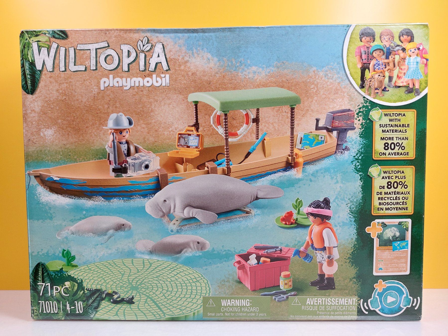 PLAYMOBIL 71010 Wiltopia Bootsausflug zu den Seekühen NEU (Neu und ...