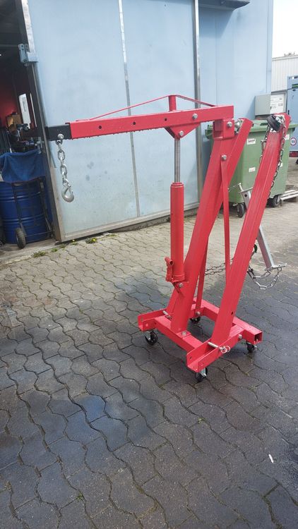 Motorheber 2000 kg Werkstattkran mit Kette Motorkran (Gebraucht) in für CHF 210 – nur Abholung ...