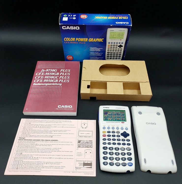 Casio CFX-9850GC Plus Taschenrechner mit Zubehör (Gebraucht) in Wil SG ...