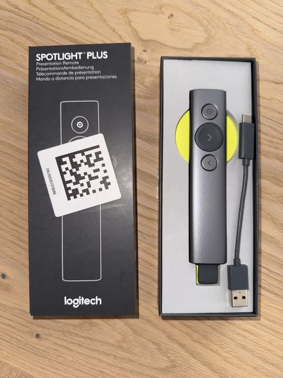 Logitech Spotlight Plus Präsentationsfernbedienung wie neu (Neu (gemäss Beschreibung)) in ...