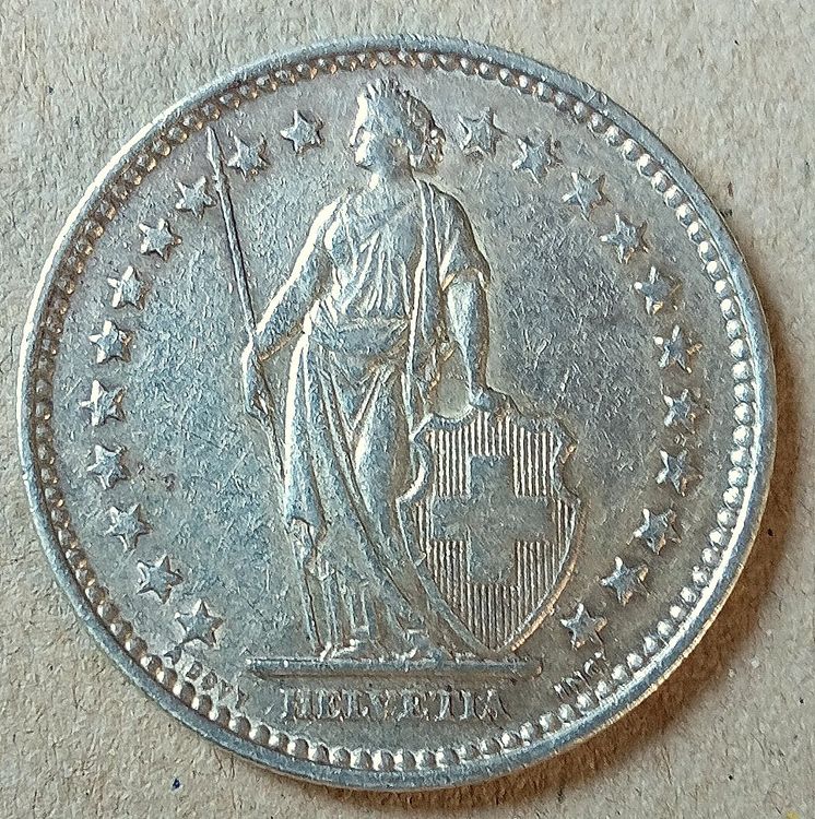 2 Fr. Münze von 1911, Erhaltung ss - vz | Kaufen auf Ricardo