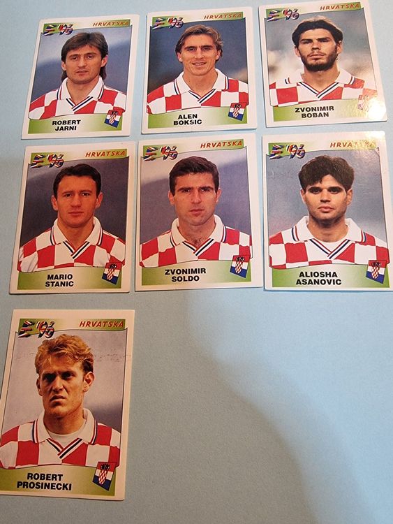 panini euro 1996 em stickers, kroatien (Gebraucht) in Oberglatt ZH für ...