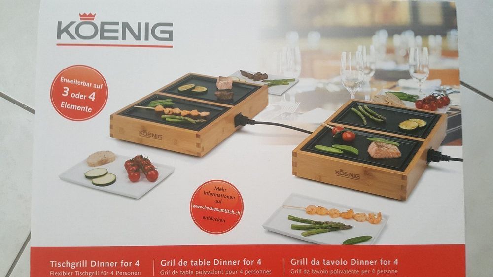 Tischgrill König Dinner for 4 (Neu und originalverpackt) in Heimberg ...