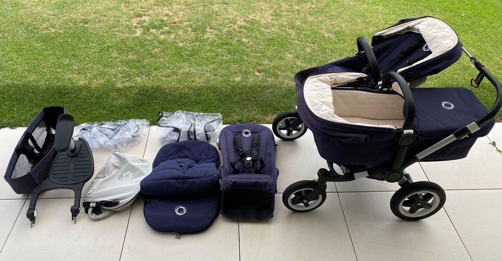 Bugaboo Donkey duo (2/3 kids) in blue | Kaufen auf Ricardo