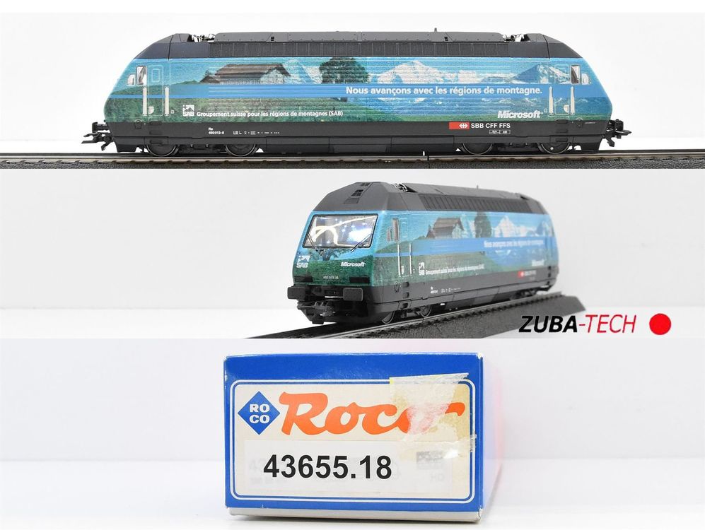 Roco 43655.18 E-Lok Re 460 SBB H0 GS OVP (Gebraucht) in St. Gallen für ...
