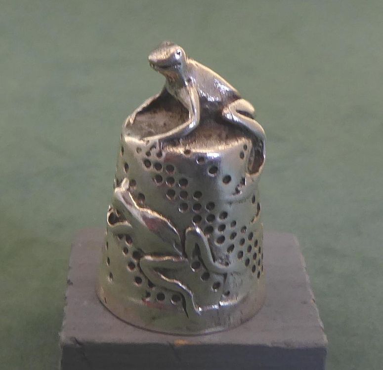 Finger Hut 925 Silber mit Frosch England London 1971 / 72 (Gebraucht ...