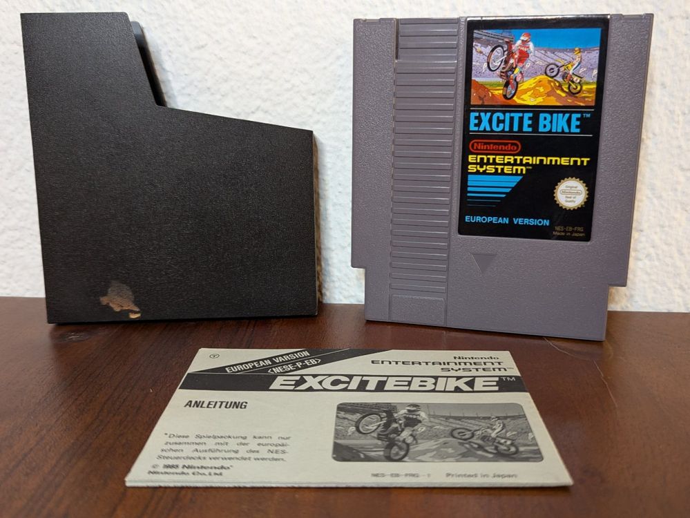 Excite Bike [NES] - Modul inkl. Anleitung im Kartonschuber (Gebraucht) in Münchenstein für CHF 8 ...