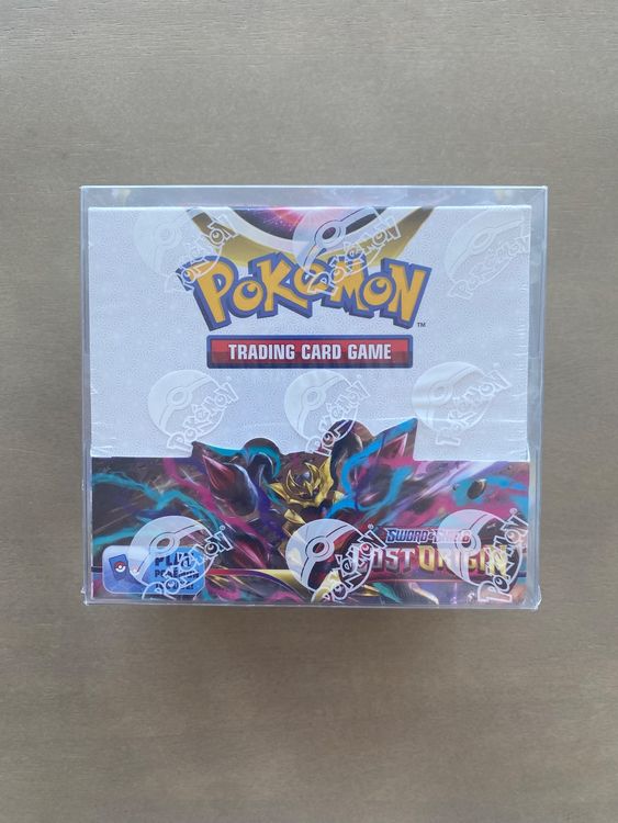Pokémon Lost Origin Booster Box Display EN with Plastic Box (Neu und ...
