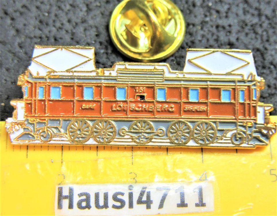 BLS E-Lok Oldtimer PIN goldig 40mm LANGG (Neu (gemäss Beschreibung)) in ...