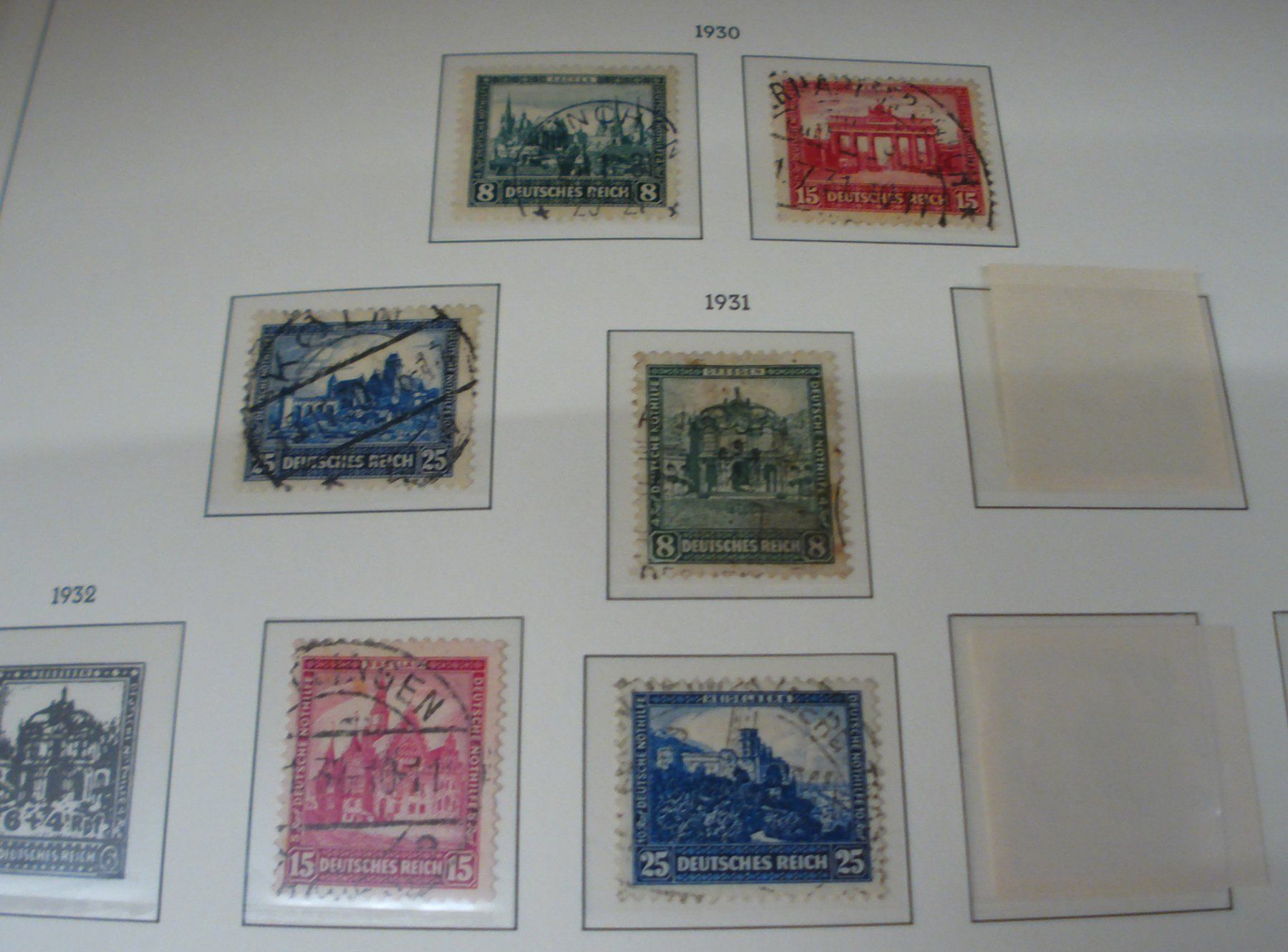 Dt Reich, Lot Marken Nothilfe 1930/31/32, gestempelt (Gebraucht) in ...