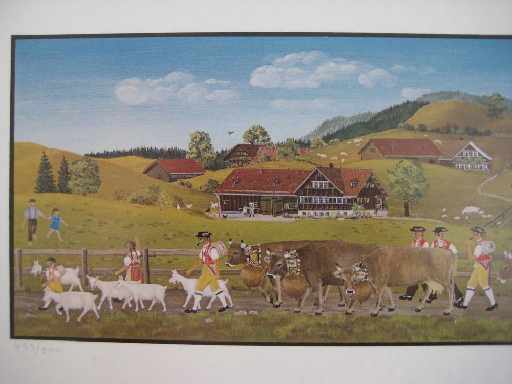 Appenzeller Bild Lilly Langenegger sign. | Kaufen auf Ricardo