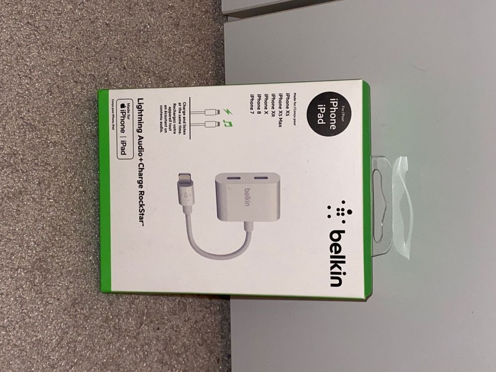 Belkin Adapter: Lightning Audio + Charge (Neu und originalverpackt) in ...