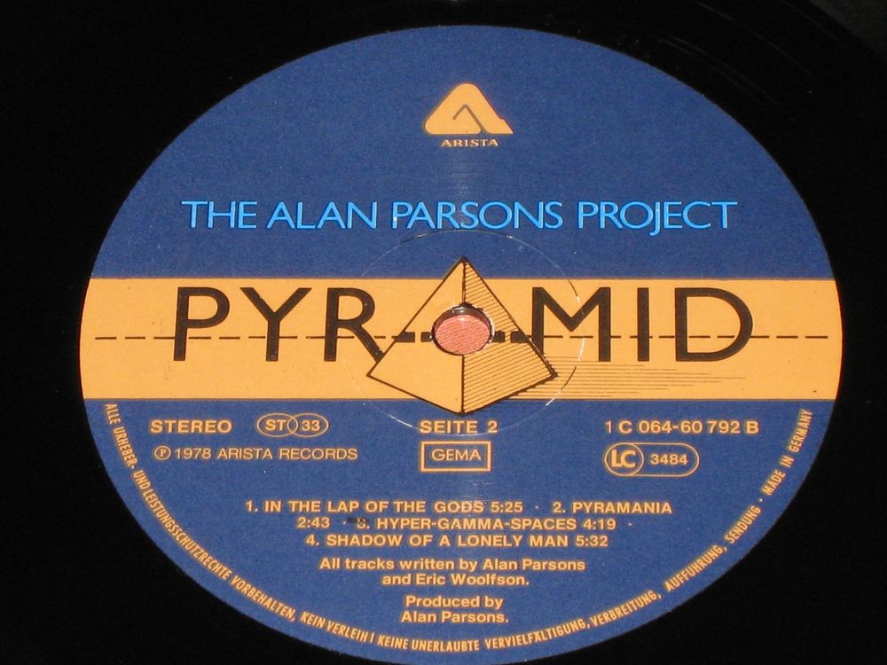 LP - ALAN PARSONS PROJECT - PYRAMID | Kaufen auf Ricardo