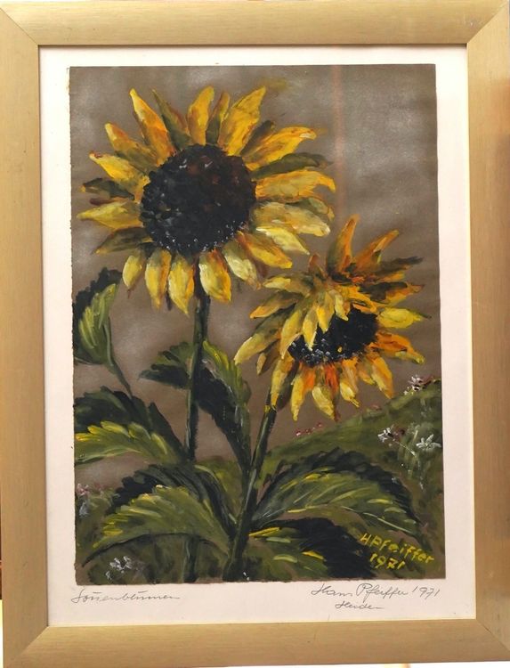 Gemälde Hans Pfeiffer 1971 Aquarell | Kaufen auf Ricardo