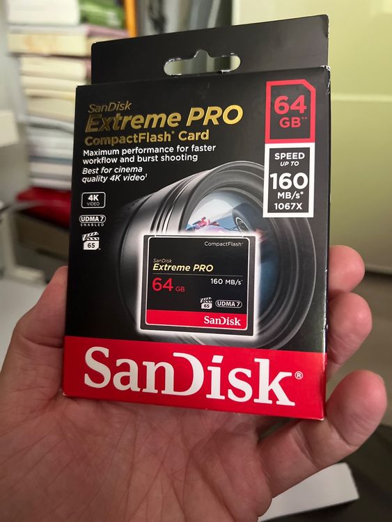 SanDisk Extreme Pro CompactFlash Card 64GB | Kaufen auf Ricardo