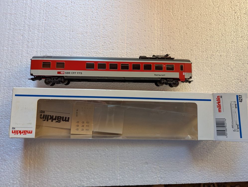 Speisewagen EW IV WR 50 85 88-73 001-2 SBB, Märklin 4217 (Neu und originalverpackt) in ...