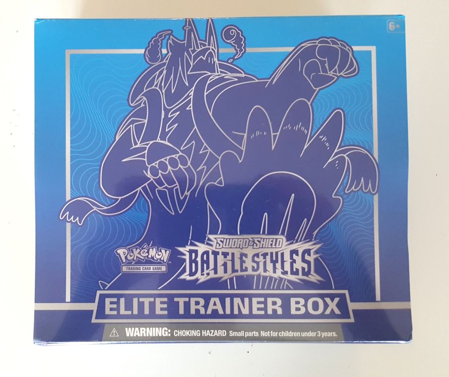 Pokémon ETB Elite Trainer Box Battle Styles blue sealed EN (Neu und ...