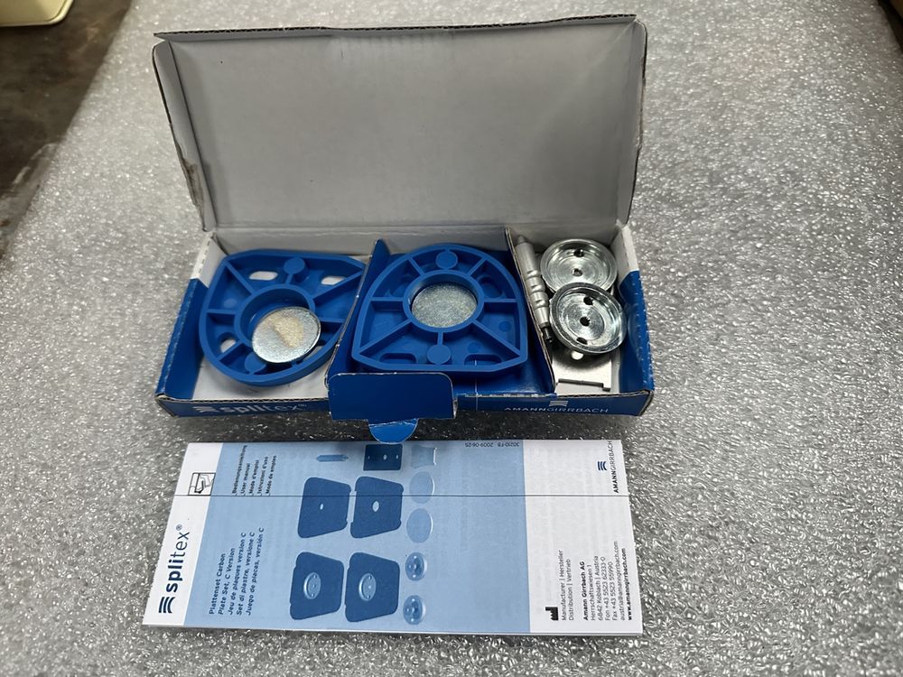AMANN GIRRBACH Splitex-Platten-Set Artex / Magnetplattensyst (Neu ...