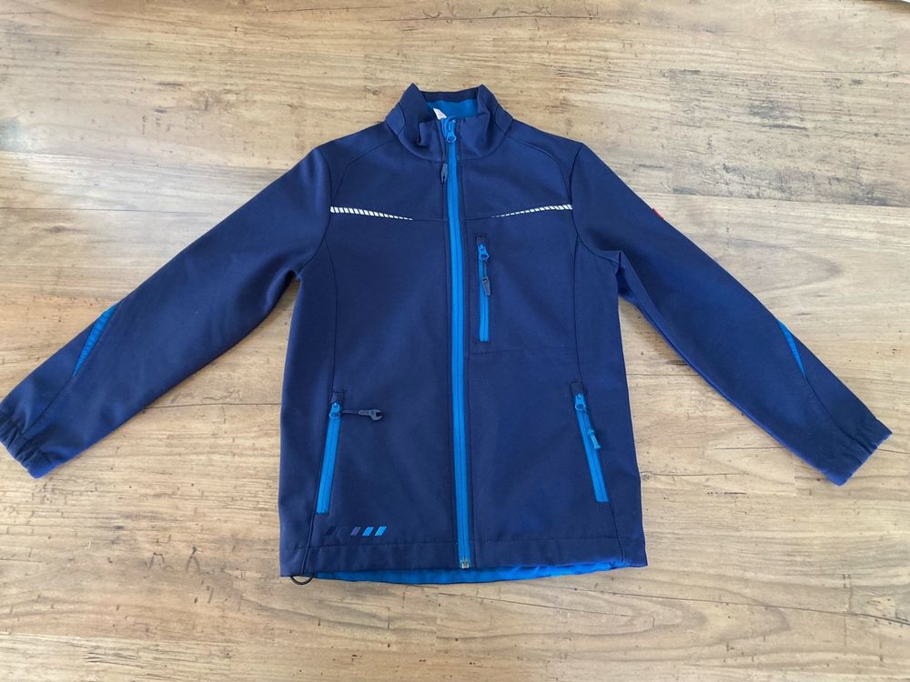 Engelbert Strauss Kinder-Softshell, Grösse 134/140 (d'blau) | Kaufen auf Ricardo