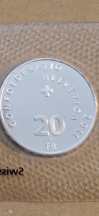 Schweizer 20 Franken Gedenkmünze (Neu und originalverpackt) in Altstätten SG für CHF 22 – mit ...