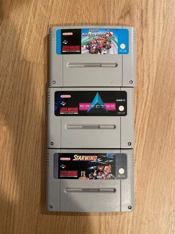 Super Nintendo (SNES) Konsole mit 60Hz Mod und Spiele | Kaufen auf Ricardo