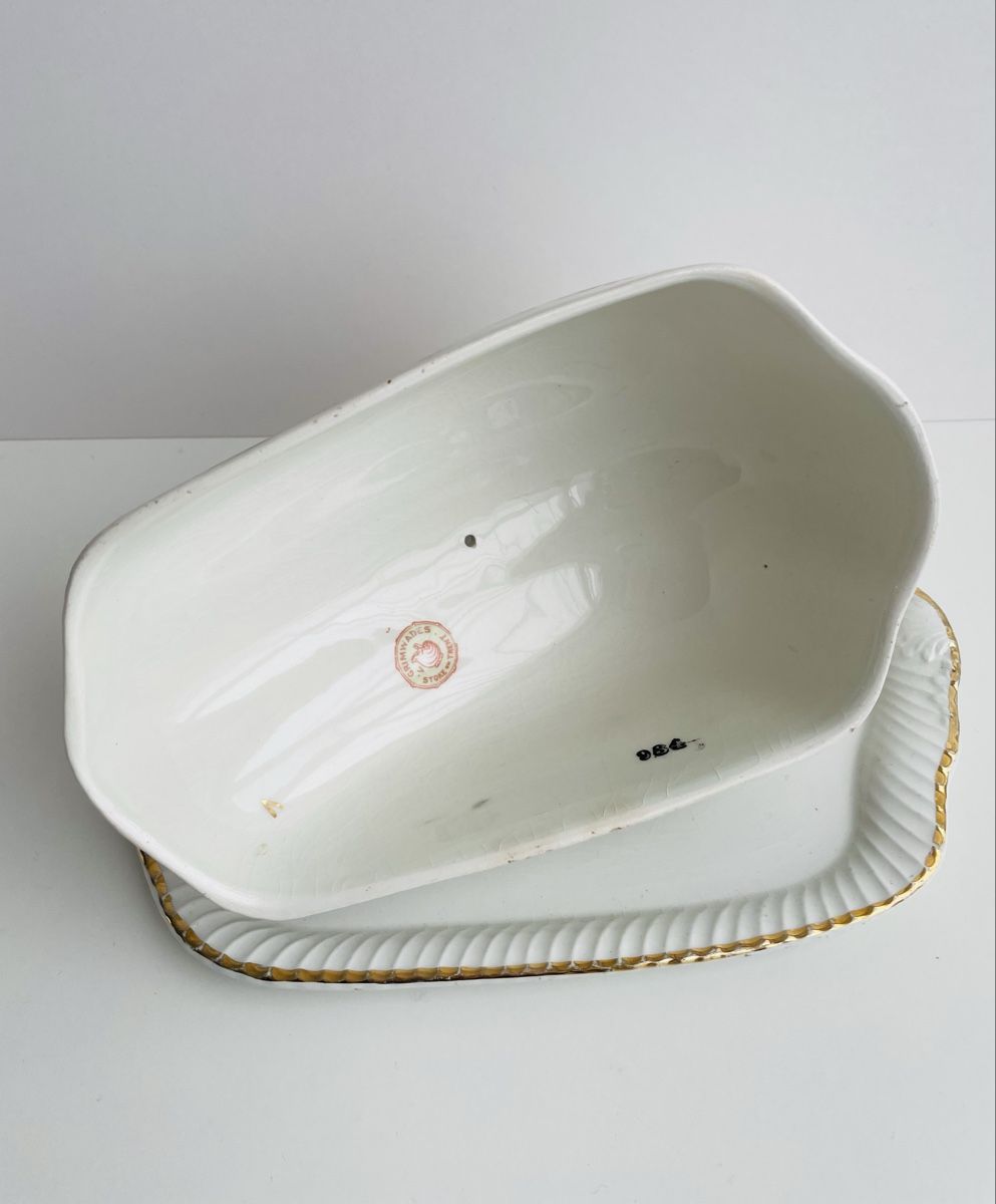 Boîte à beurre ou fromage Grimwades, décor floral (D'occasion) à Genève ...